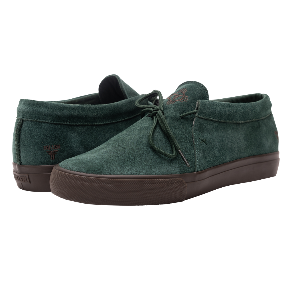 Fallen Skate Shoes - Apache Green/DK Gum Tommy Sandoval - Vulc – Fallen ...