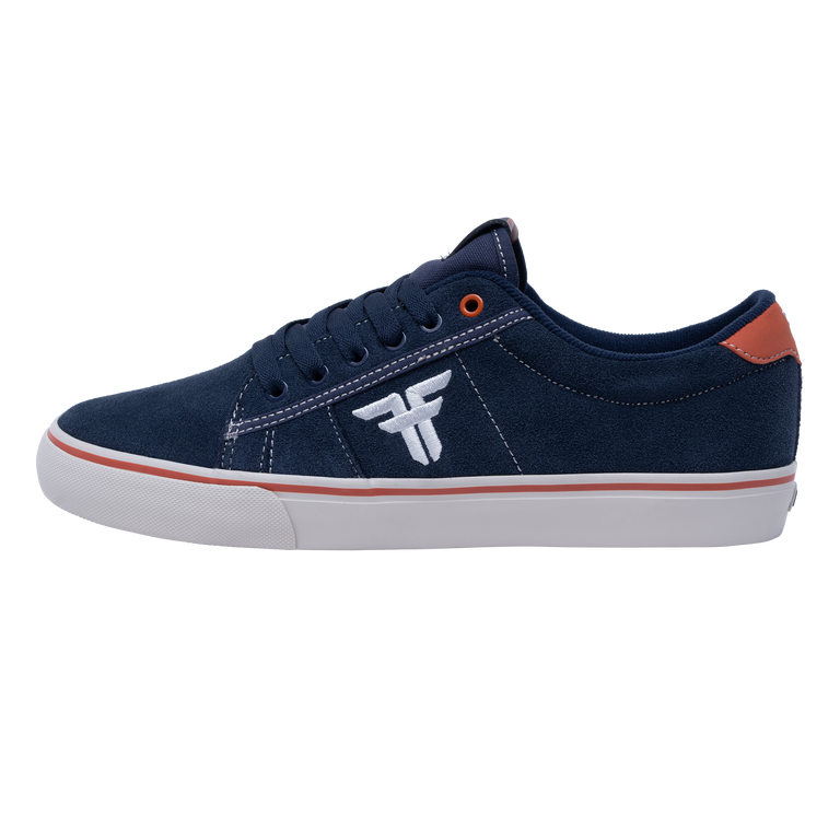 Fallen Skate Shoes - Bomber Navy/Bone/Orange – Fallen Footwear