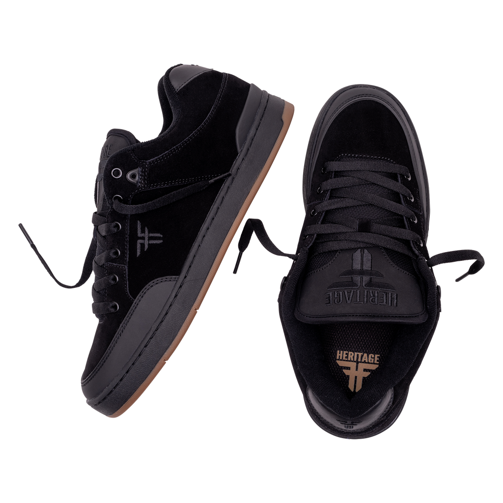 Fallen Skate Shoes - Heritage Black/Gum - Cupsole – Fallen Footwear
