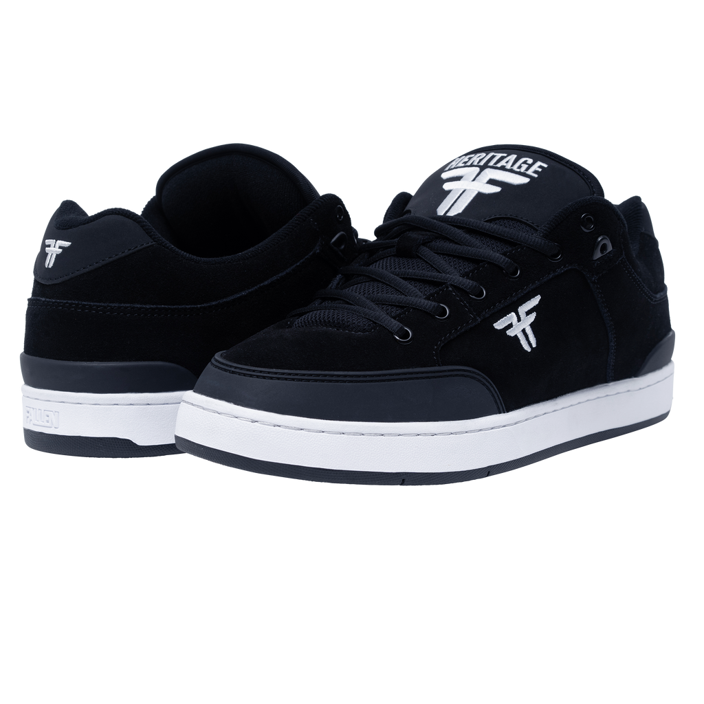 Fallen Skate Shoes - Heritage Black/White - Cupsole – Fallen Footwear