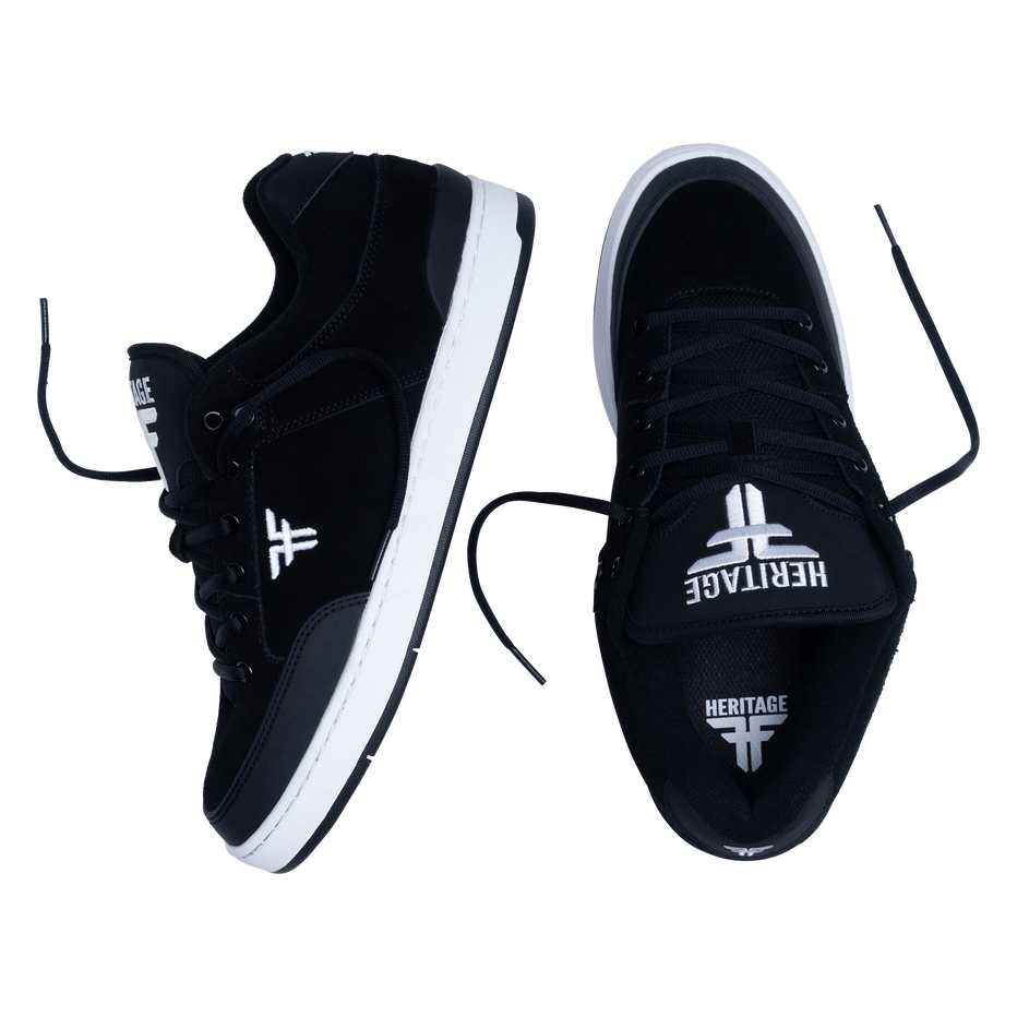 Fallen Skate Shoes - Heritage Black/White - Cupsole – Fallen Footwear