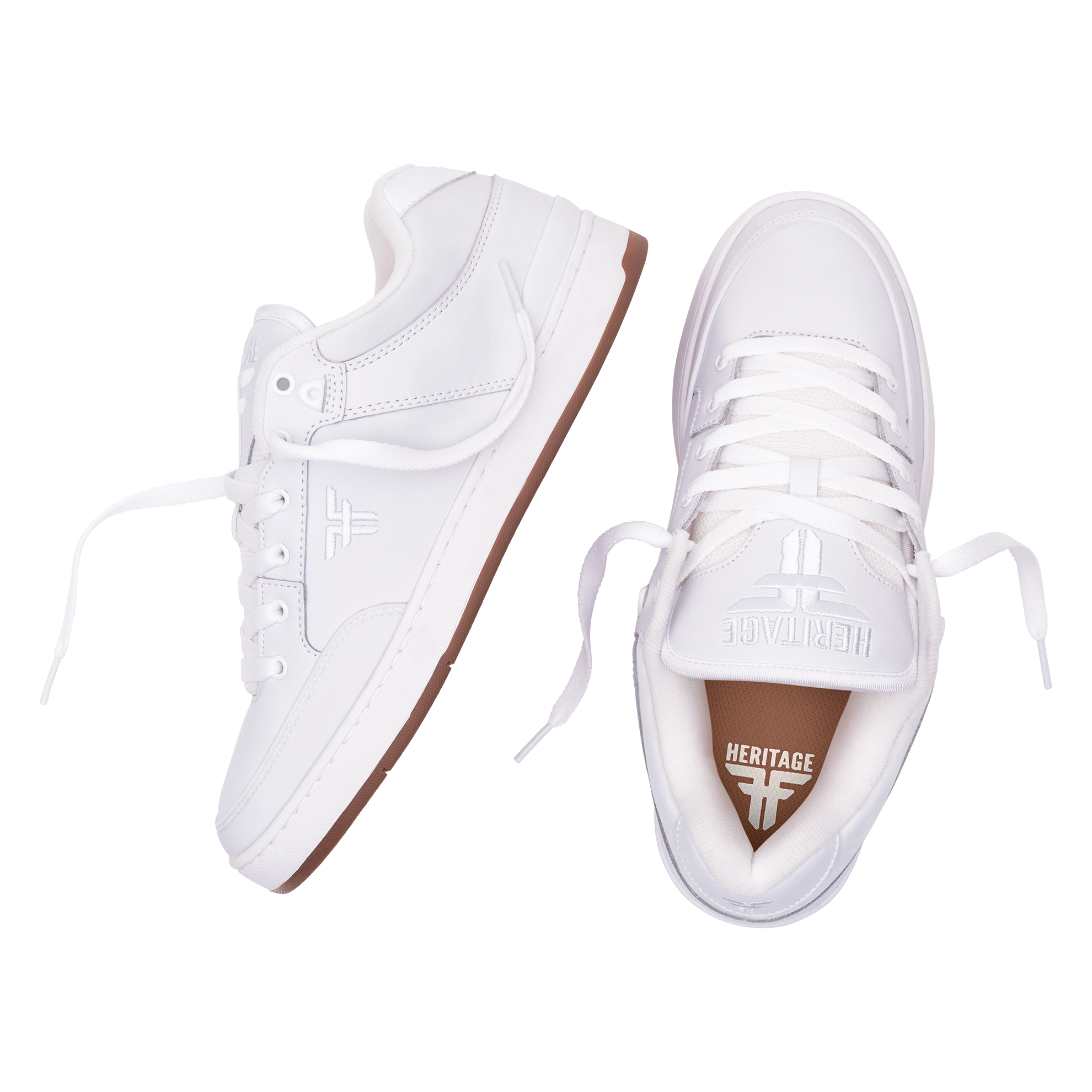Fallen Skate Shoes - Heritage White/Gum - Cupsole – Fallen Footwear