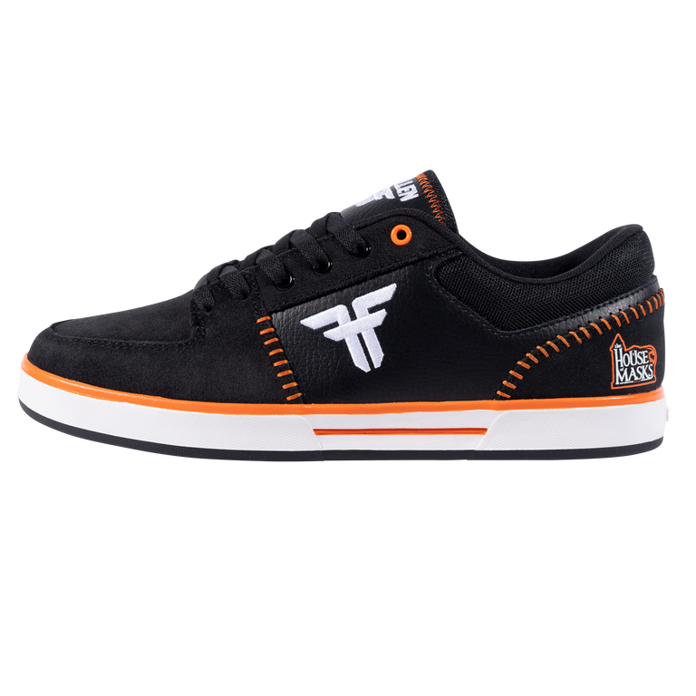 Fallen Skate Shoes Patriot House of Masks Black/Orange – Fallen Footwear