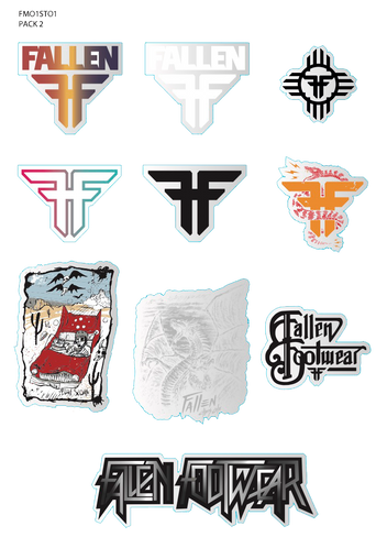 Fallen Stickers Pack #2 – Fallen Footwear