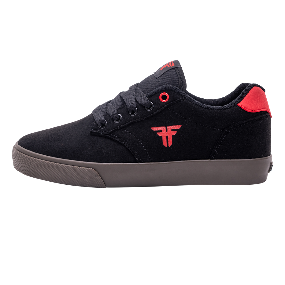 Fallen Skate Shoes Kids - The Goat Black/Red/Gum - Vulc - Kids – Fallen ...