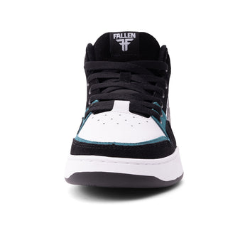 Fallen Skate Shoes - The Decade Black/White/ Emerald Green - Cupsole ...
