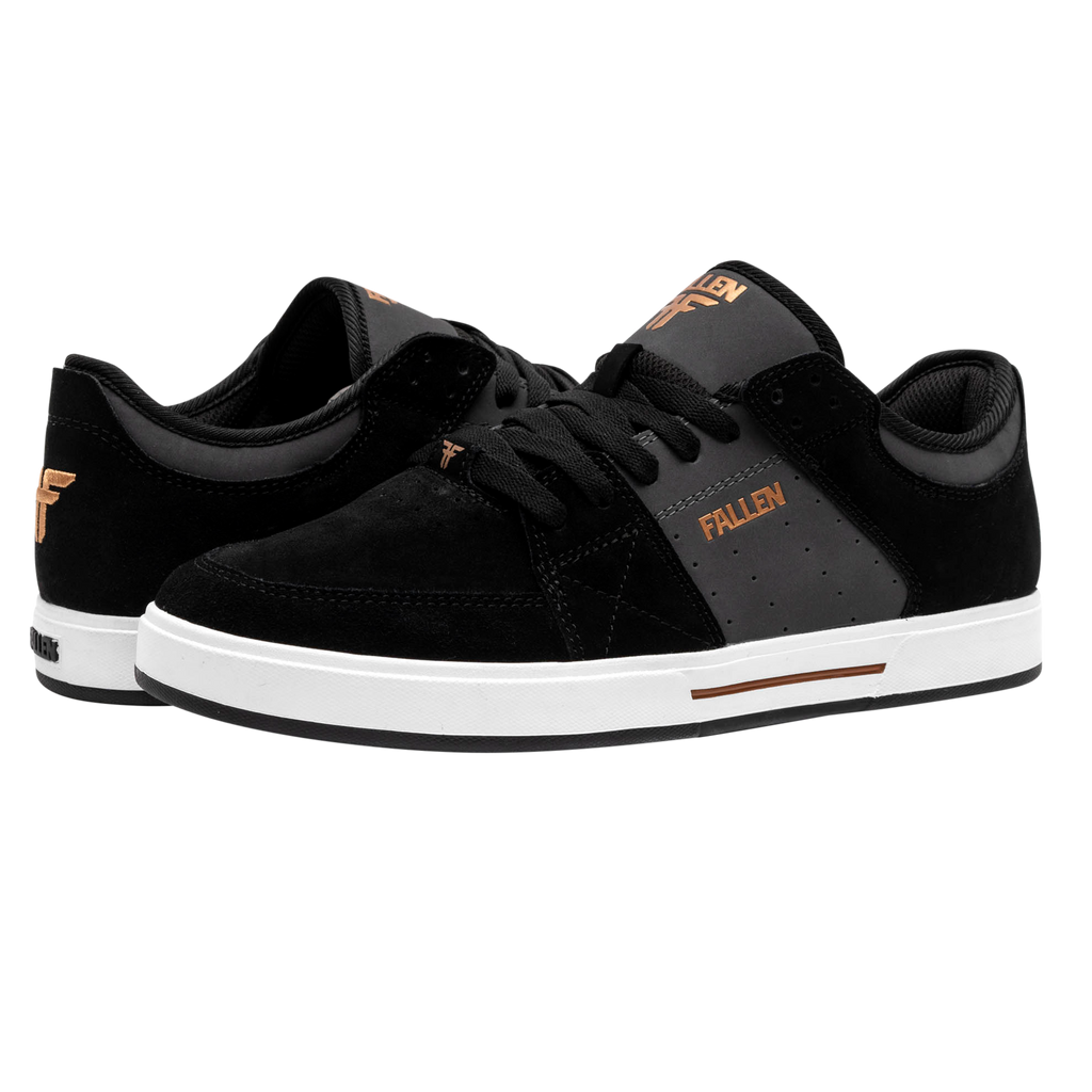 Fallen Skate Shoes Trooper Black/Red/Zebra - Chris Cole – Fallen Footwear