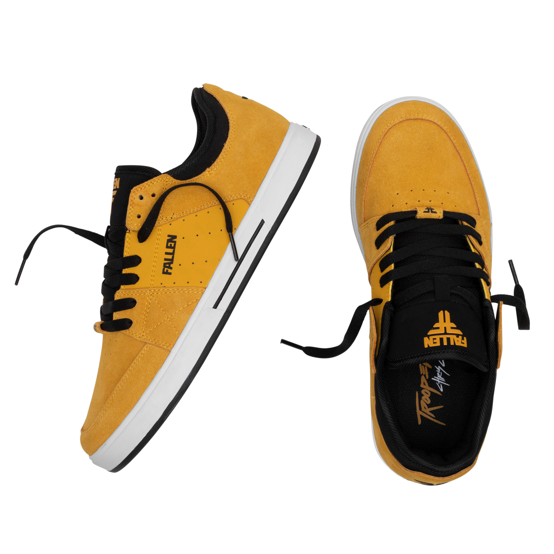 Fallen Skate Shoes Trooper Black/Red/Zebra - Chris Cole – Fallen Footwear