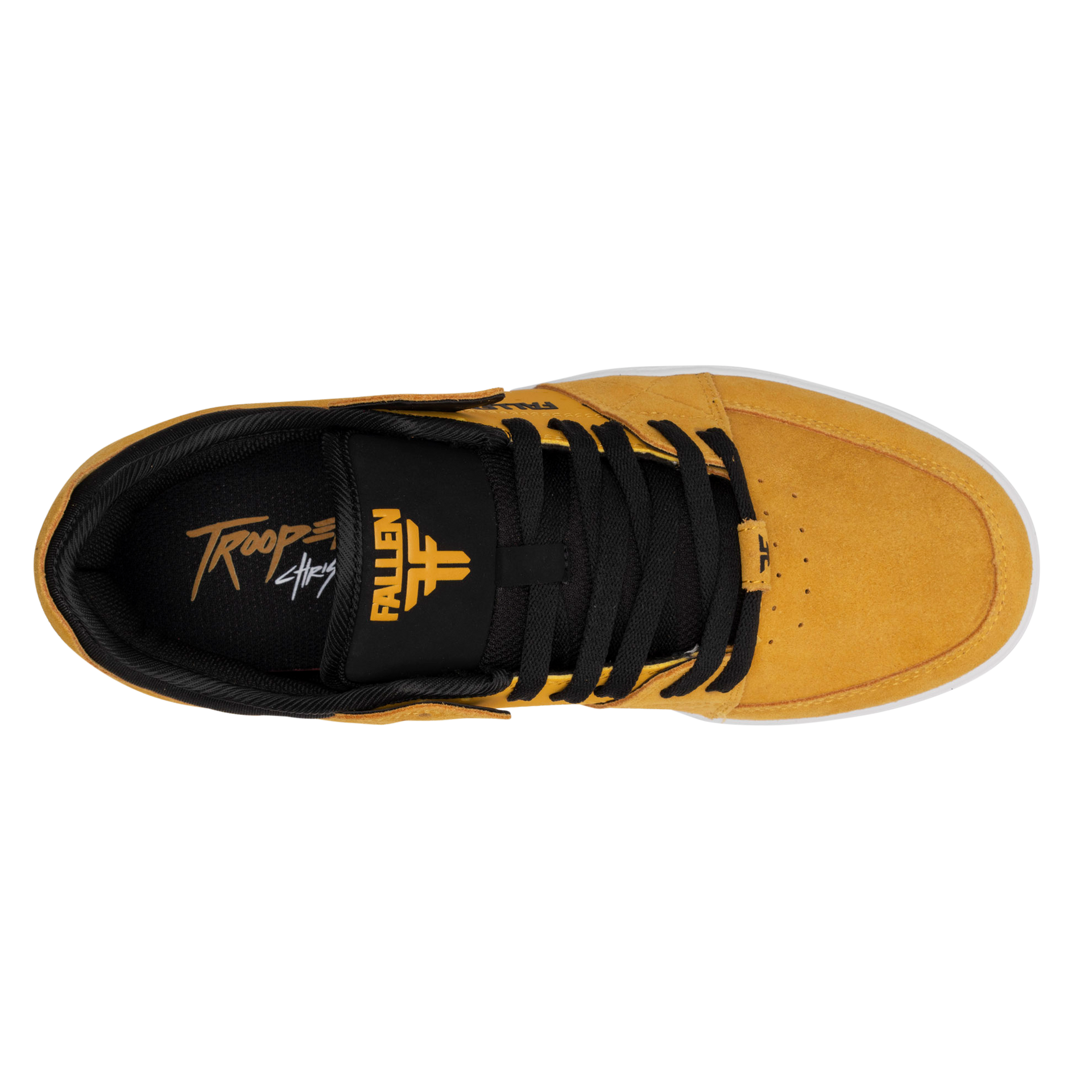 Fallen Skate Shoes Trooper Black/Red/Zebra - Chris Cole – Fallen Footwear