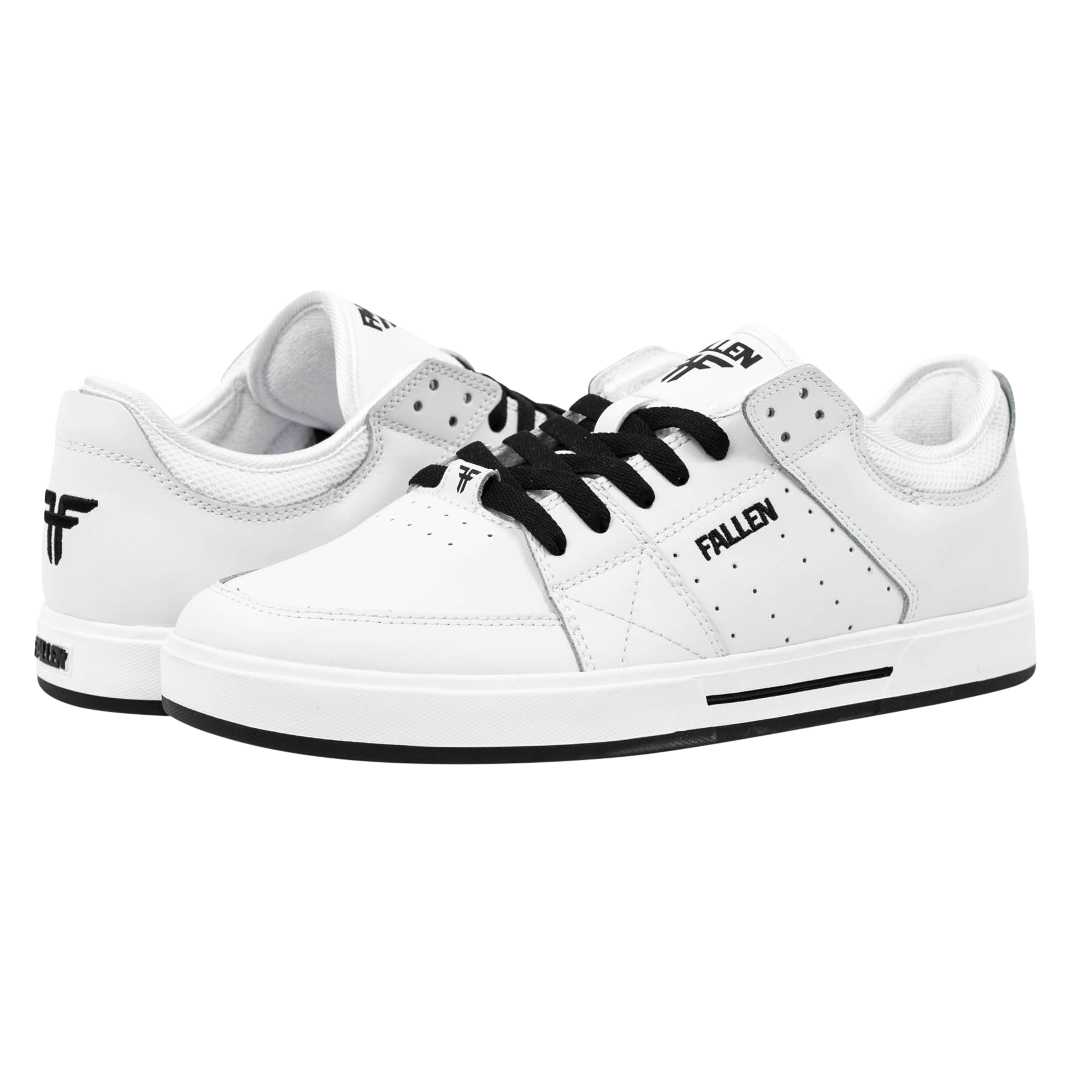 Fallen Skate Shoes Trooper White/Black - Chris Cole – Fallen Footwear